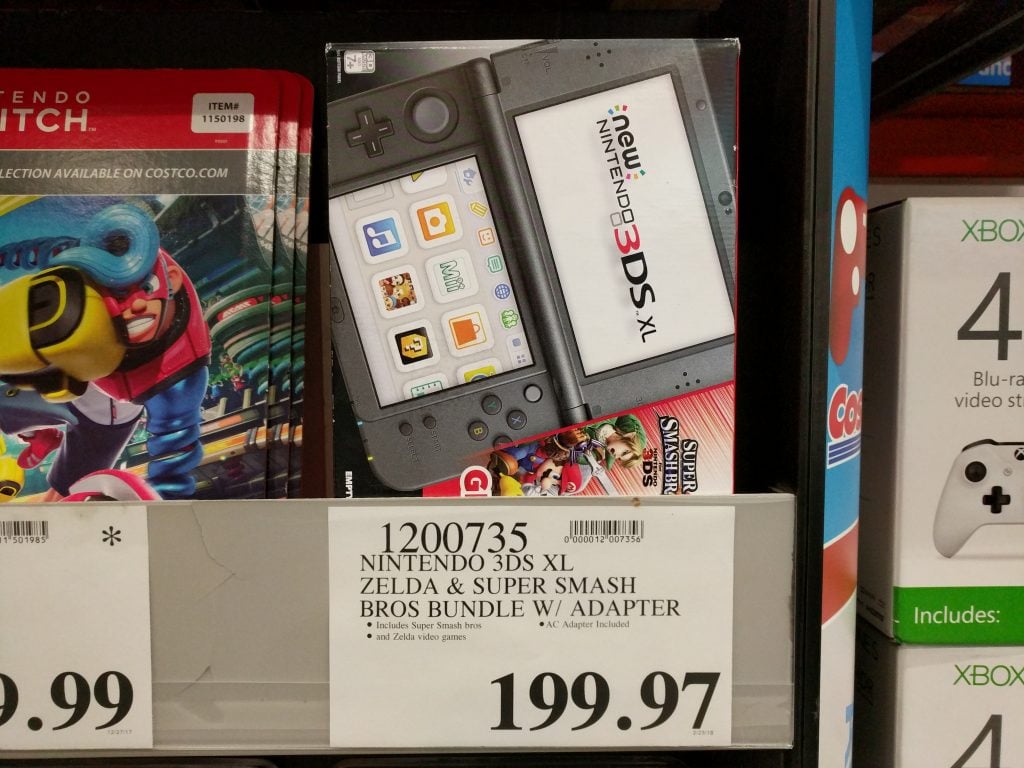 Nintendo 3DS XL - Zelda & Super Smash Bros Bundle with Adapter ...