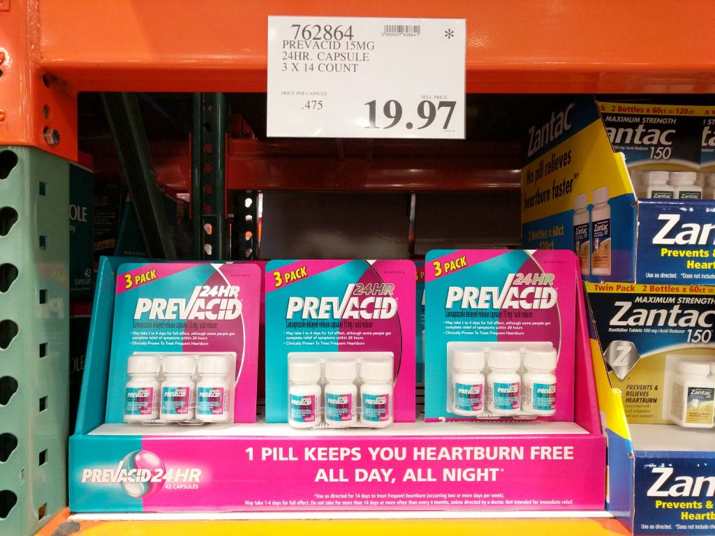 Prevacid 24HR 15mg Lansoprazole Capsules - Costco97.com