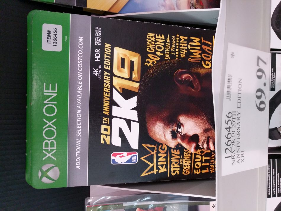 NBA 2K19 20th Anniversary Edition XBox One & PS4 - Costco97.com