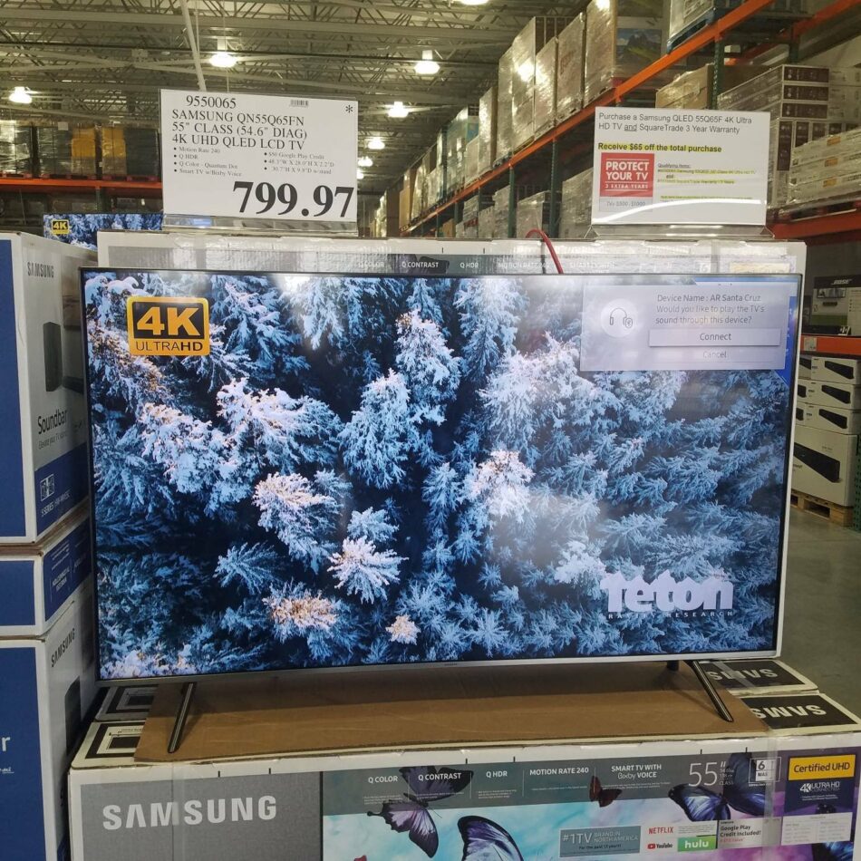 Samsung 55 4K UHD QLED LCD TV Costco97 Samsung 55 4K UHD QLED LCD TV Costco97