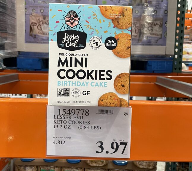 Lesser Evil Mini Cookies - Costco97.com