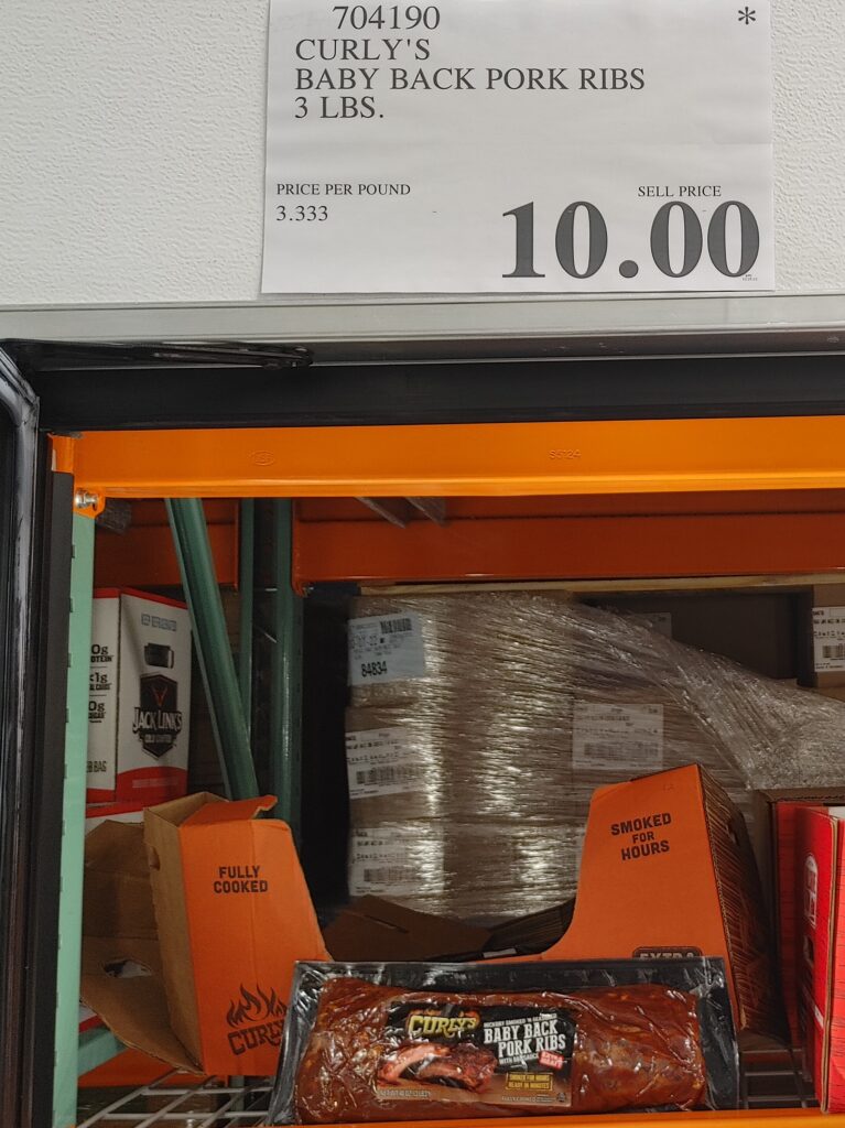 Curly's Baby Back Pork Ribs - Costco97.com