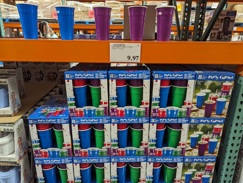 Colored Reusable Party Cups 8-pack - Costco97.com