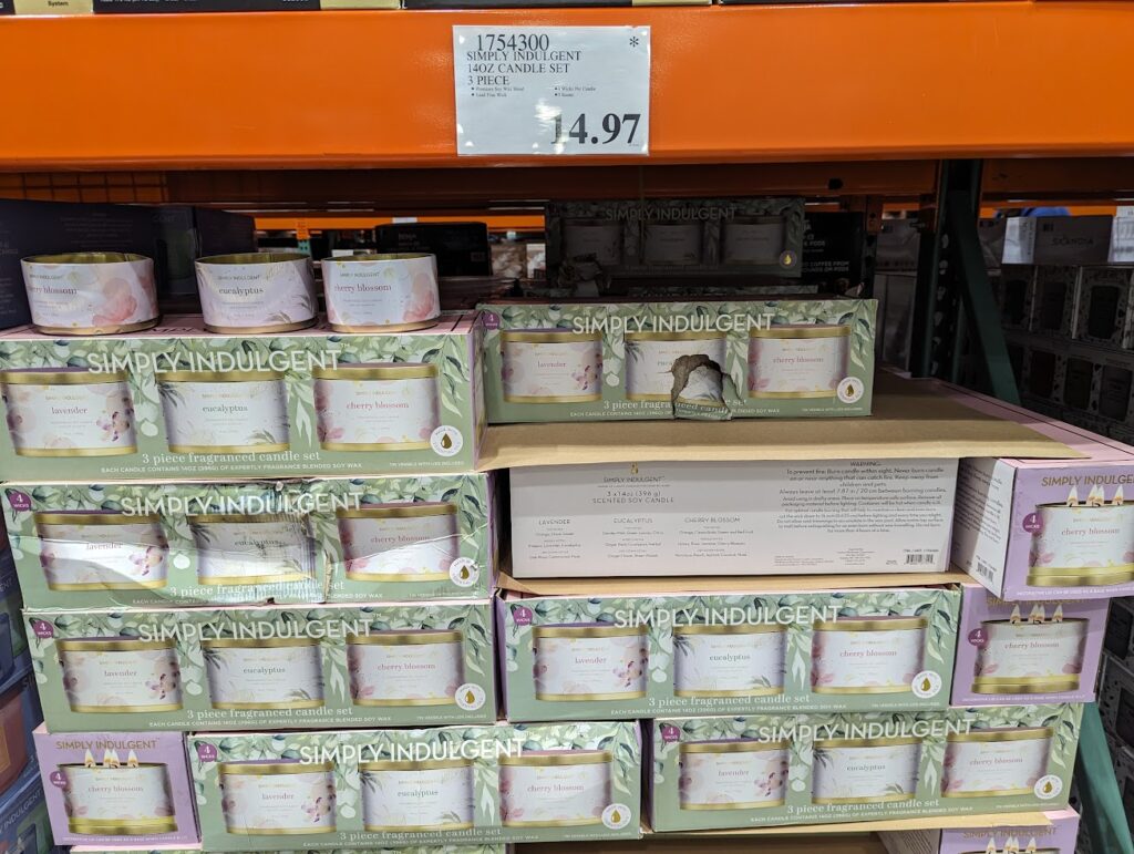 Simply Indulgent 14oz Candle Set 3-pc - Costco97.com