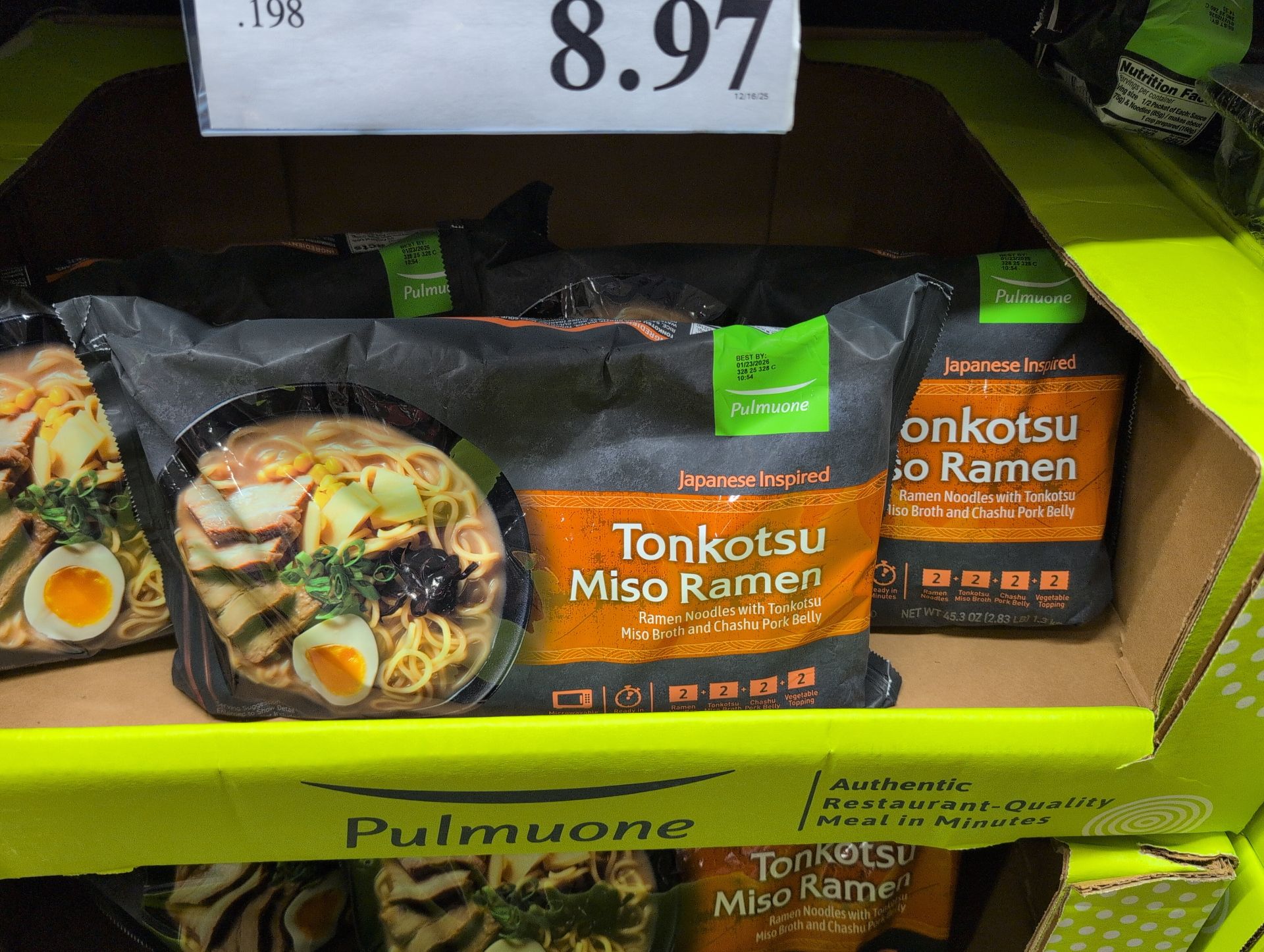 Pulmuone Tonkotsu Miso Ramen