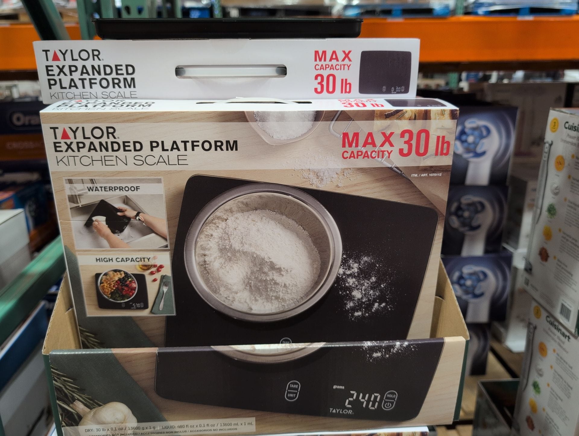 New Product: Taylor Digital Waterproof Kitchen Scale