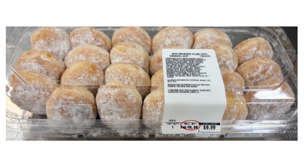 RECALL: MINI BEIGNETS FILLED WITH CARAMEL
