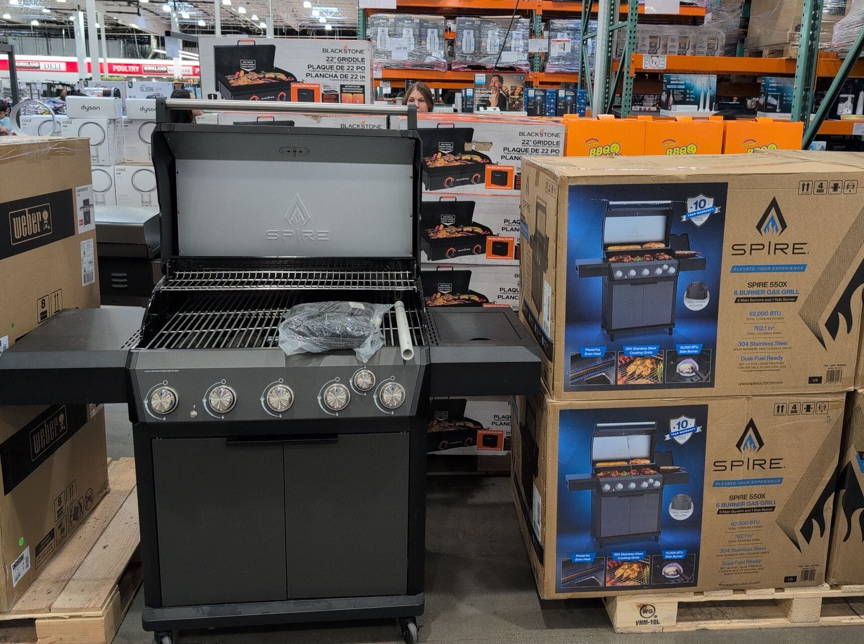New Product: Spire 6-burner 550 Gas Grill with cover